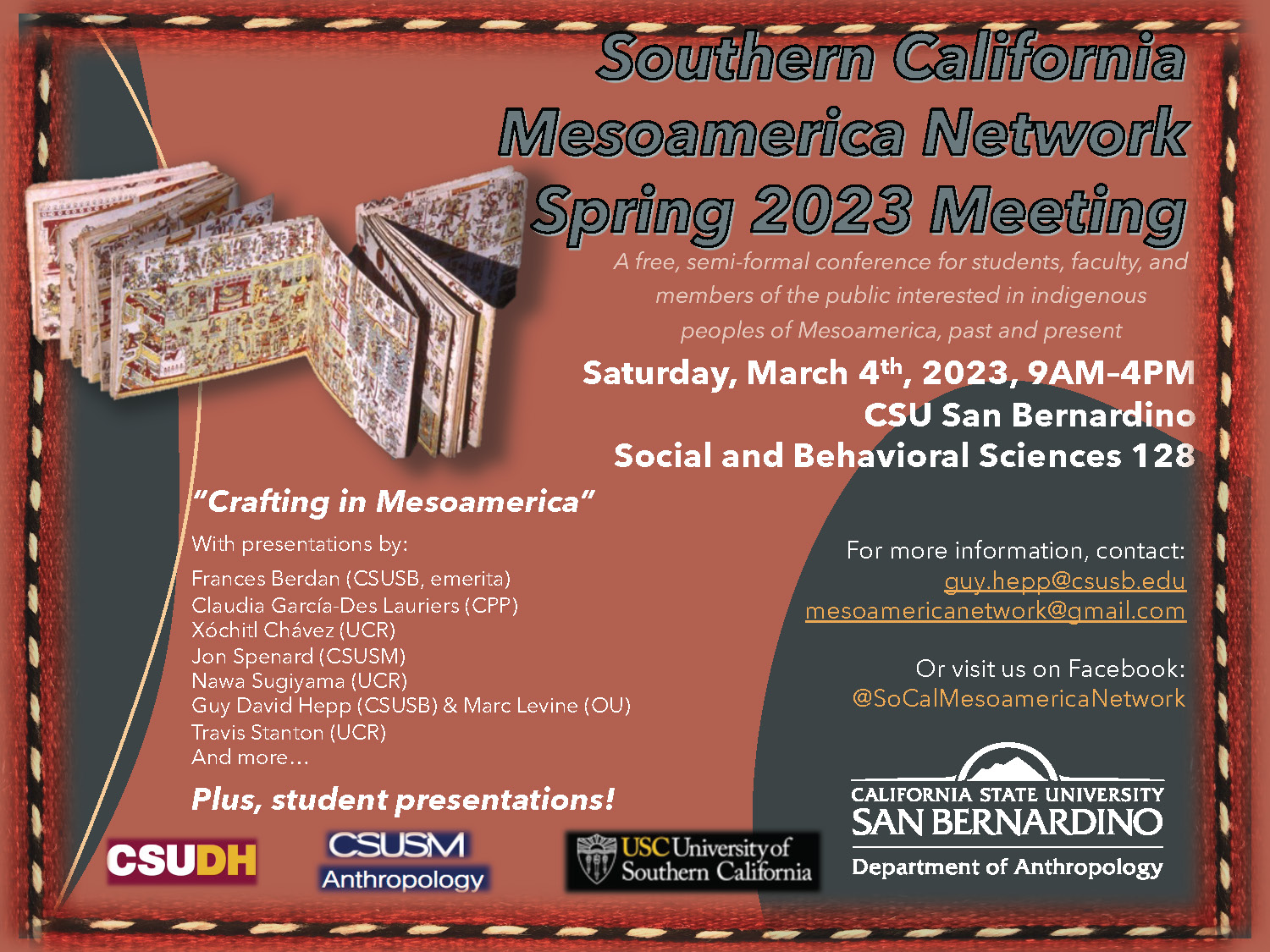 Csusb Hosts Southern California Mesoamerica Networks 2023 Spring Meeting Csusb News Csusb